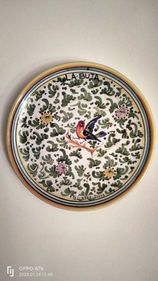 piatto in ceramica Deruta 