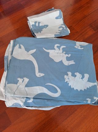 Copripiumino ikea con una federa 