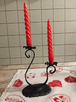 Porta candele classico 2 lumi