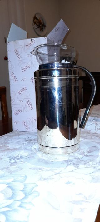 Caraffa refrigerante per acqua o bibite in vetro