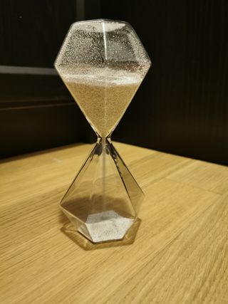 clessidra in vetro