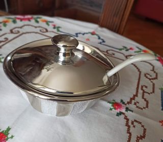 Zuccheriera acciaio smaltato. 