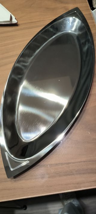 Vassoio per portate di pesce in argento