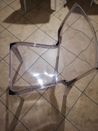 set 4 sedie nuove trasparenti Femme Fatale