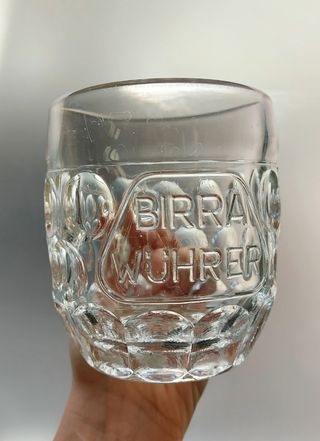 Boccale da birra Wührer vintage anni 60-70