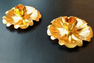 Coppia Portacandela gold #oro