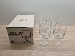 Set da 6 pz Bicchieri SAIVO Firenze serie ASTORIA