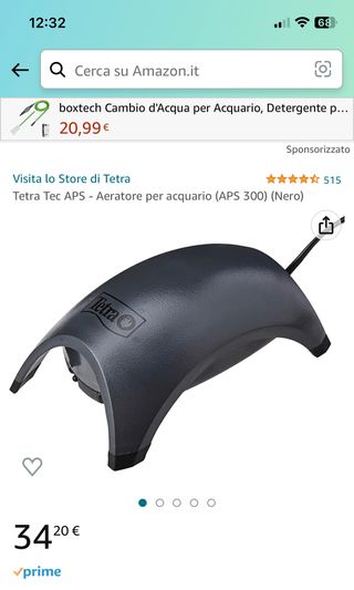 Areatore Tetra APS 300 acquario 