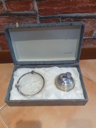 set per fumatori in argento 800