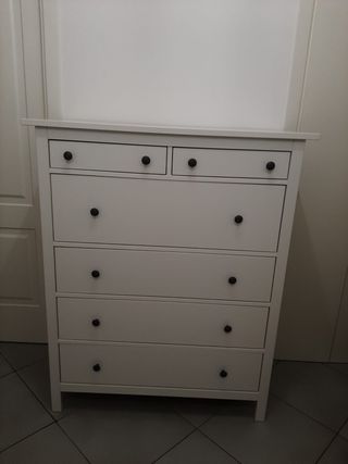 cassettiera Hemnes bianca 