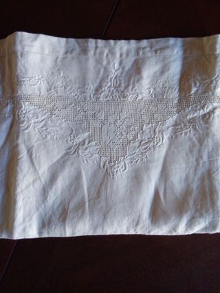 Asciugamani anni '50.im Lino Ricamato. Sfilato 400