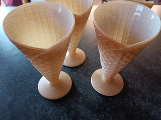 Coppe da gelato in vetro Bormioli Rocco. set da 4