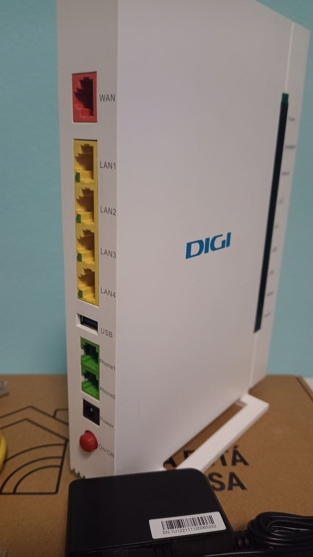 Router Wifi-6 DIGI ZTE ZXHN H3600 de segunda mano por 12,5 EUR en Reus ... Router Wifi-6 DIGI ZTE ZXHN H3600 de segunda mano por 12,5 EUR en Reus ...