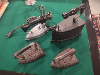 4 Ferri Da Stiro da ripasso, A Brace Ed Elettrico