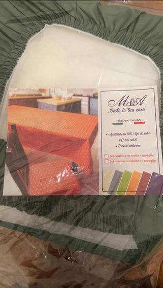 6cuscini per sedie con elastico