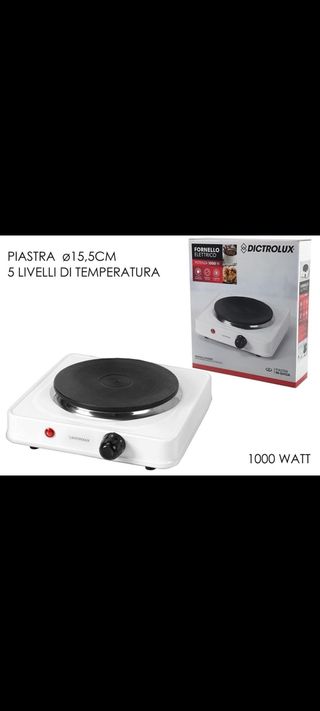 piastra elettrica 2000 watt