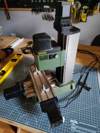 Micro fresatrice mf70/cnc + morsa da banco