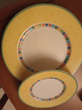 set 2 piatti Villeroy & Boch Twist Alea Limone 