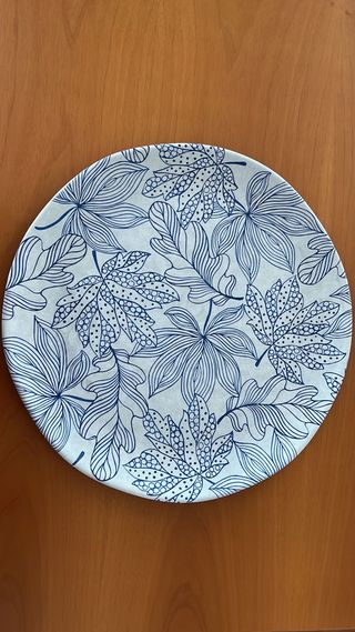 Piatto decorato, nuovo, mai usato