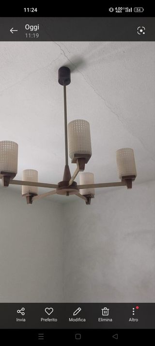 lampadario praticamente nuovo 