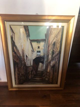 Quadro antico fatto a mano 