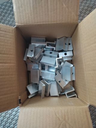 piezas sujecion omega paneles solares fotovoltaica