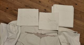 lenzuola matrimoniali vintage ricamate