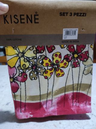 Set presina e strofinacci Kisenè 