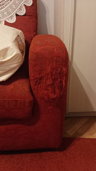 Divano letto Poltrone e Sofà rosso