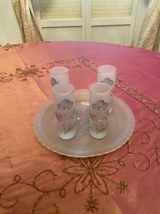 Set di bicchieri da liquore anni 50