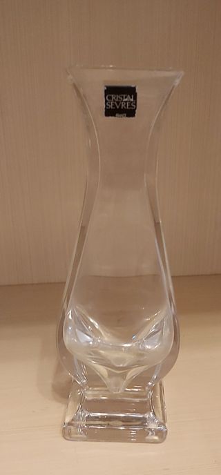 Piccolo vaso da fiori in cristallo 