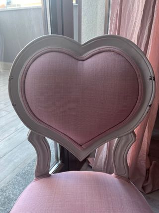 Petineuse shabby / poltroncina a cuore 