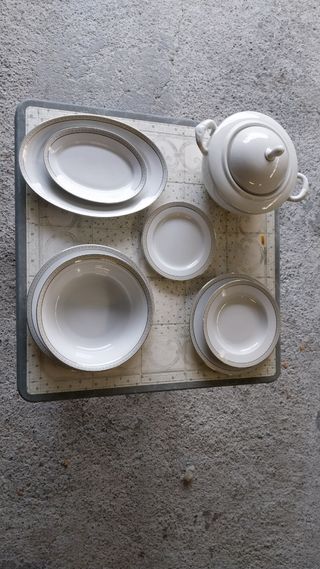 Dinner set 41 pz. in porcellana