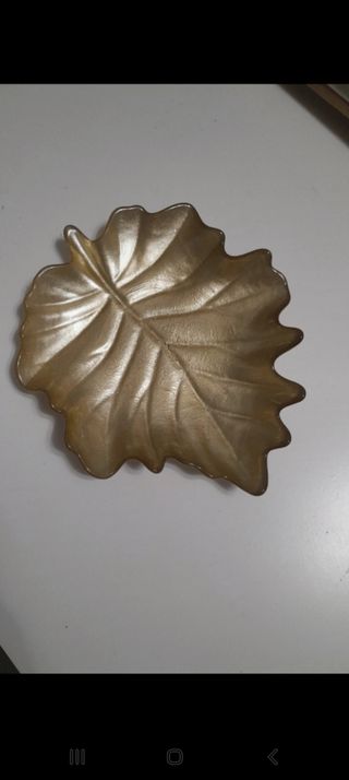 ciotola in vetro dorata 