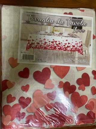 Tovaglia con cuori 