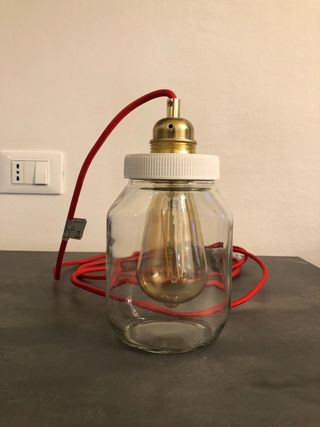 Lampada recycling Nutella 