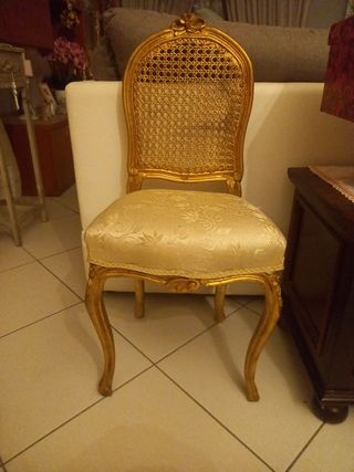 sedia vintage stile barocco 