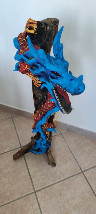 drago cinese fatto a mano 