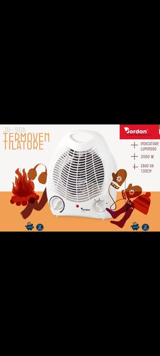 termo ventilatore JORDAN,2000 watt
