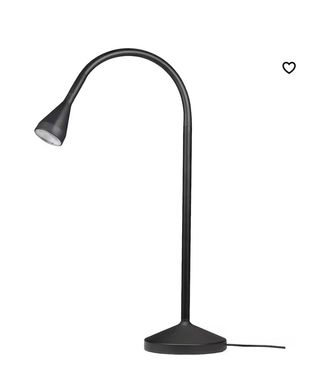 Lampada da comodino nera