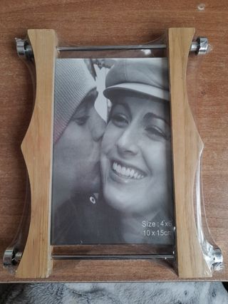 portafoto in legno