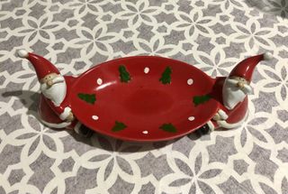 Piatto per dolci natalizio 