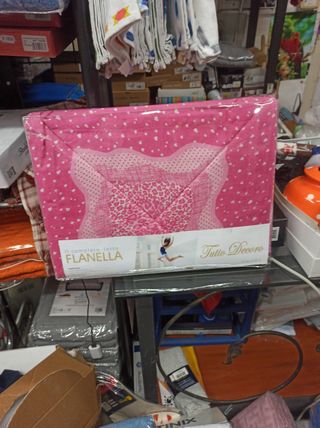 completo letto lenzuola flanella matrimoniale 