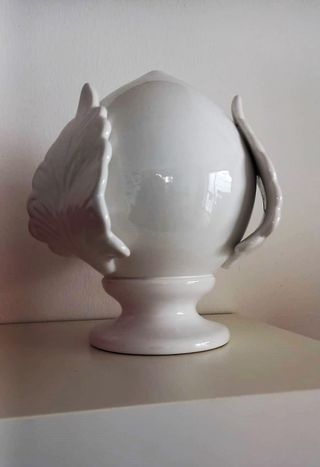 PUMO BIANCO H.20 CM NUOVO CON CARTELLINO 