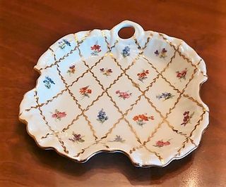 Piattino portagioie in porcellana