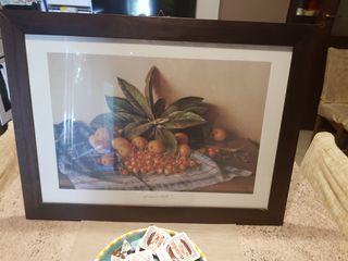 quadro con cornice in arte povera