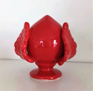 PUMO ROSSO H.10 CM NUOVO CON CARTELLINO 