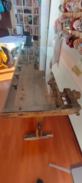 tavolo da falegname antico