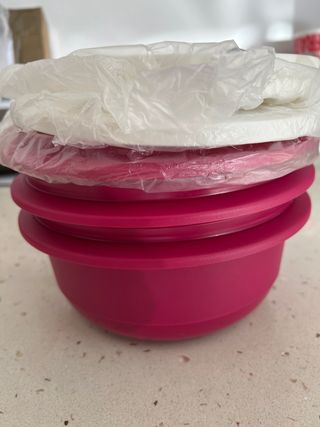 N. 3 ciotole Tupperware da 2 litri cad