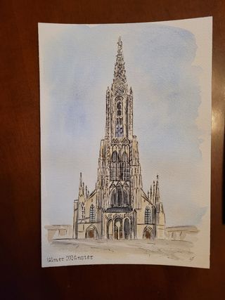 Acquerello cattedrale